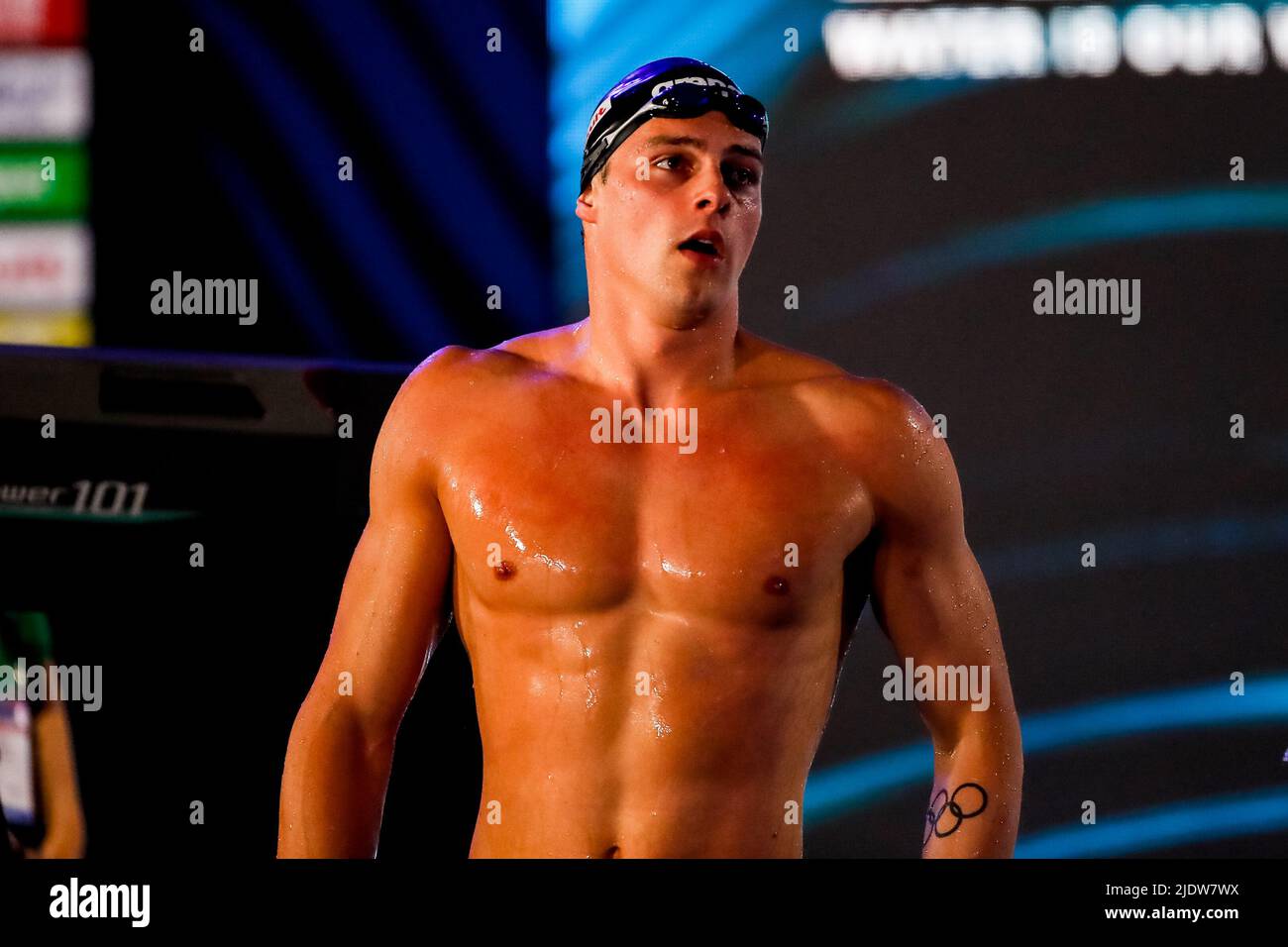 BUDAPEST, HUNGARY - JUNE 23: Jesse Puts of the Netherlands after ...