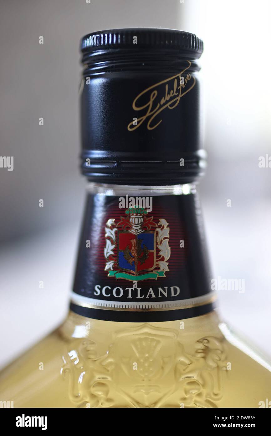 Label 5 blended scotch whisky hi-res stock photography and images - Alamy