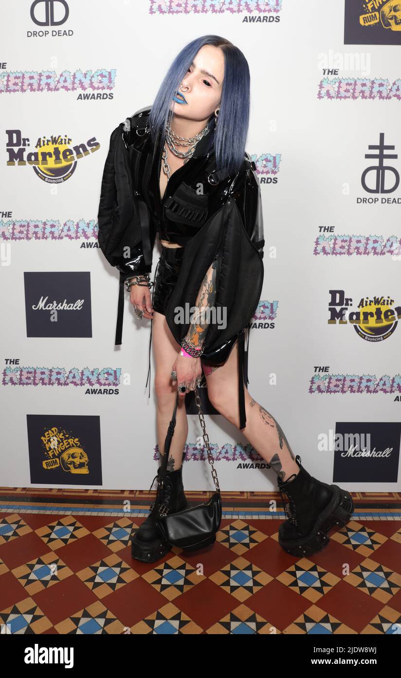 Mimi Barks attending the Kerrang! Awards 2022 at Shoreditch Town Hall ...