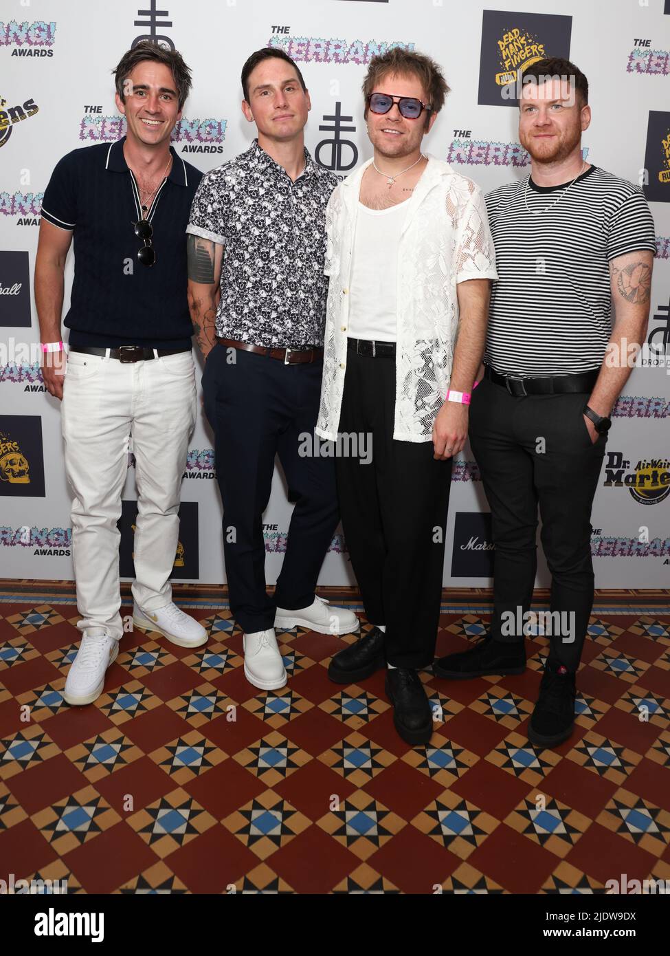 (left to right) Chris Batten, Rob Rolfe, Rou Reynolds, and Rory Clewlow ...