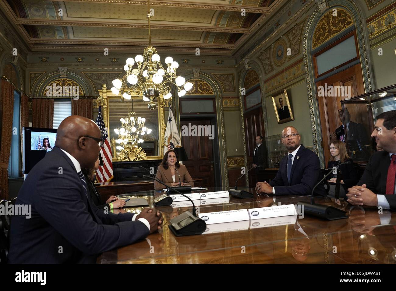Washington, United States. 23rd June, 2022. U.S. Vice President Kamala ...