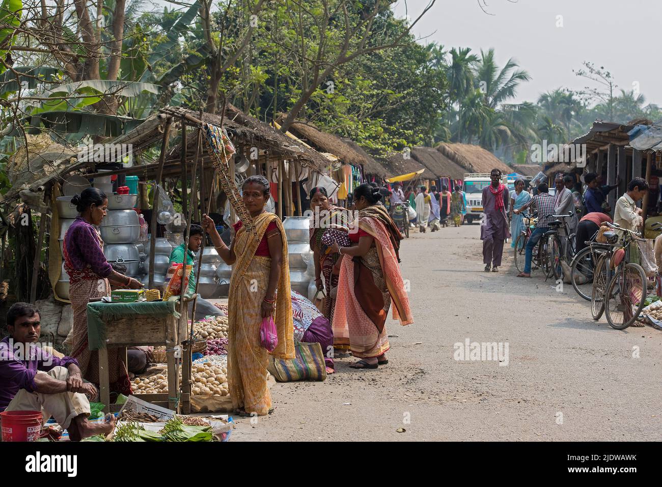 On the local market in Jagiroad, Assam, India Stock Photo - Alamy
