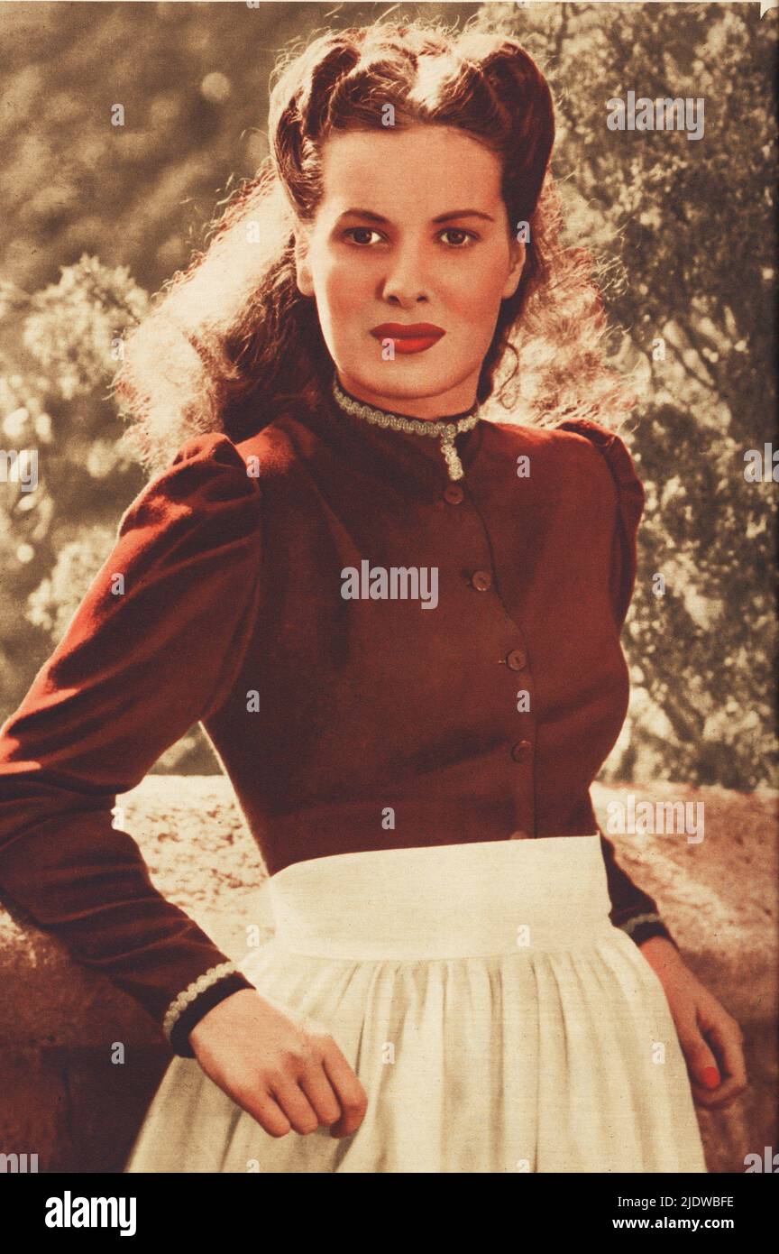 1950 Usa The Movie Actress Maureen O Hara 1920 2015 In Rio