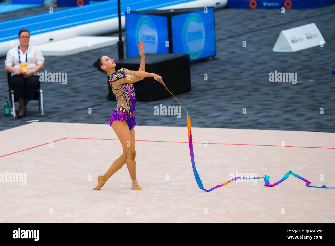 Australian Senior International Rhythmic Gymnast, Alexandra Kiroi ...