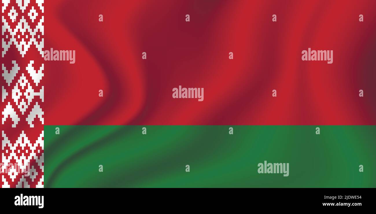 Flag of Belarus. Belarusian national symbol in official colors ...