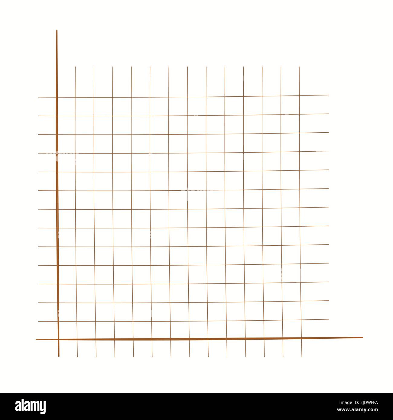 Grid paper. Mathematical graph. Cartesian coordinate system with x-axis ...