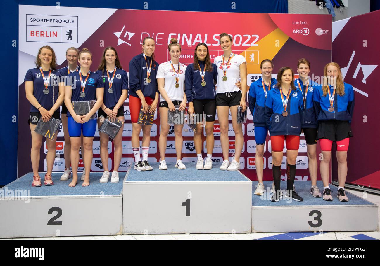 Berlin, Germany. 23rd June, 2022. Swimming: German championship ...