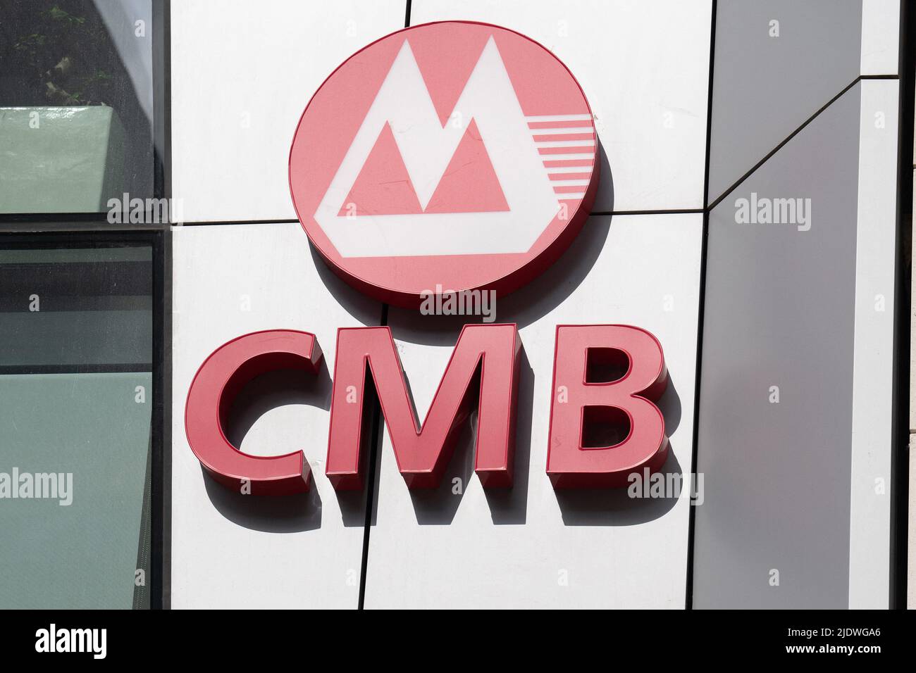 A shop sign of and CMB, on June 23, 2022 in Luxembourg City, Luxembourg ...