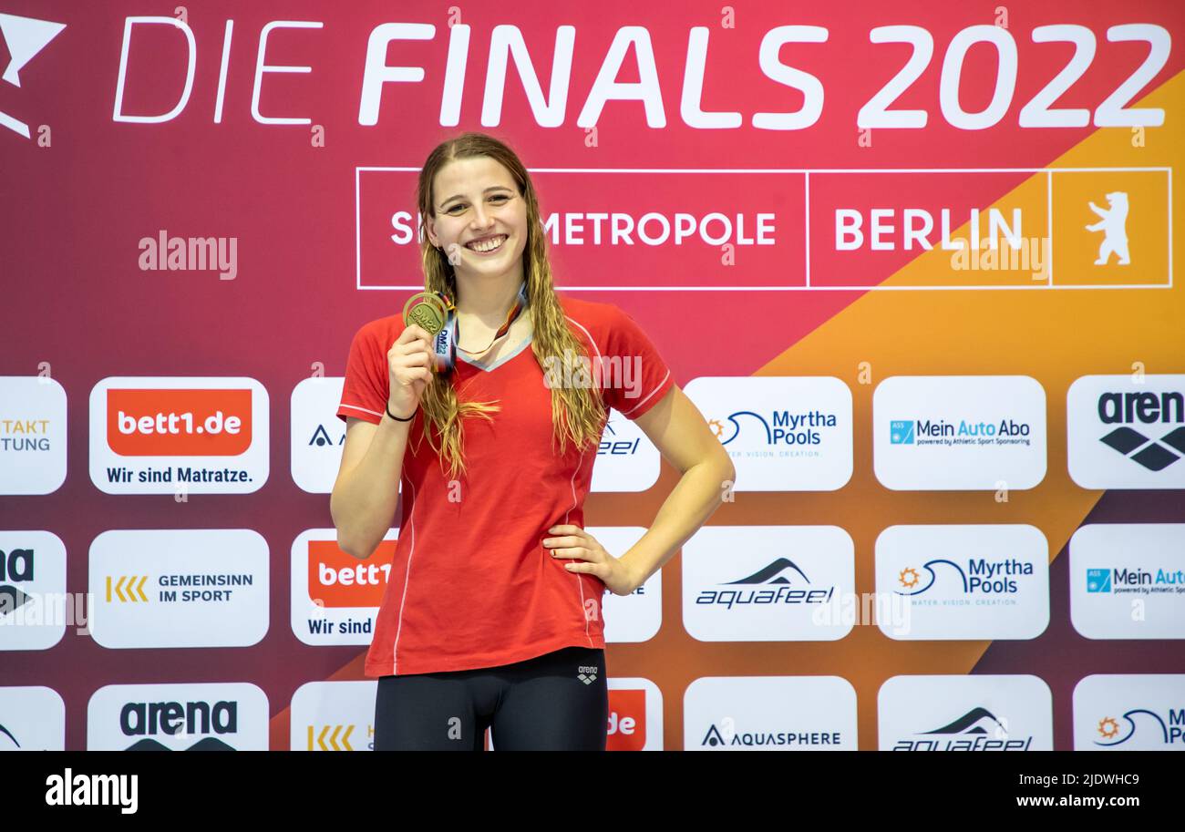 Berlin, Germany. 23rd June, 2022. Swimming: German championship ...