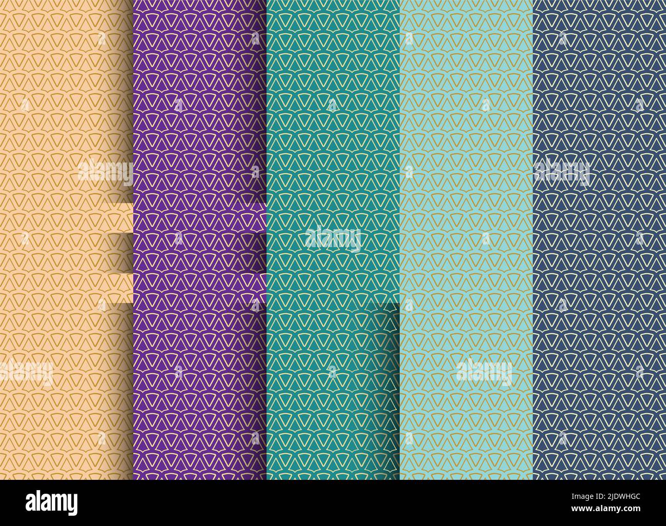 set seamless abstract pattern of arbitrary shapes of different color ...