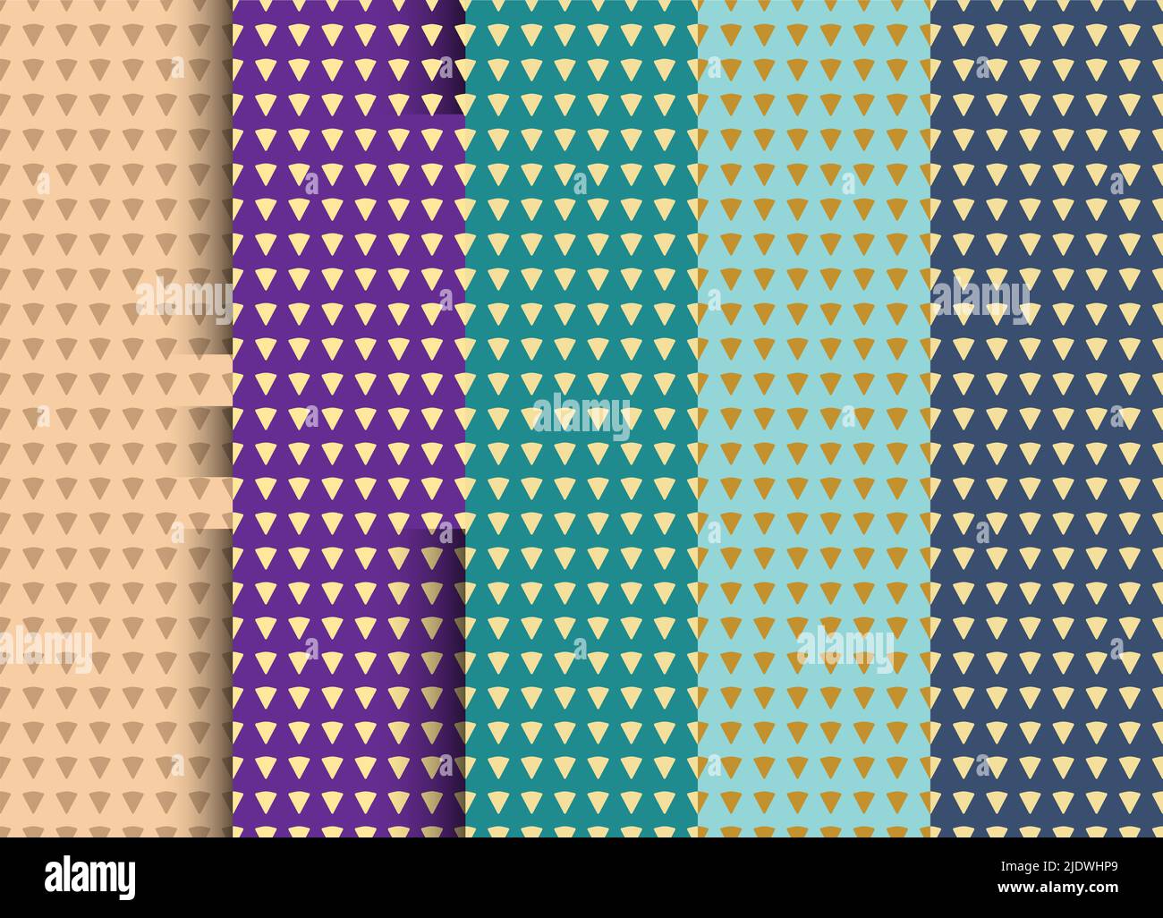 set seamless abstract pattern of arbitrary shapes of different color ...