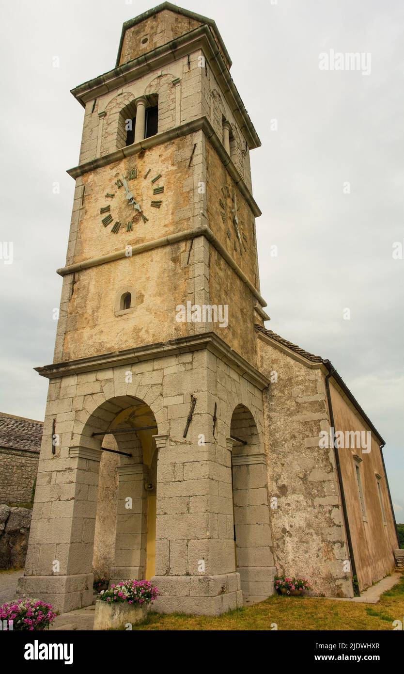 The Sanctuary of Monrupino church, also called Santuario di Santa Maria ...
