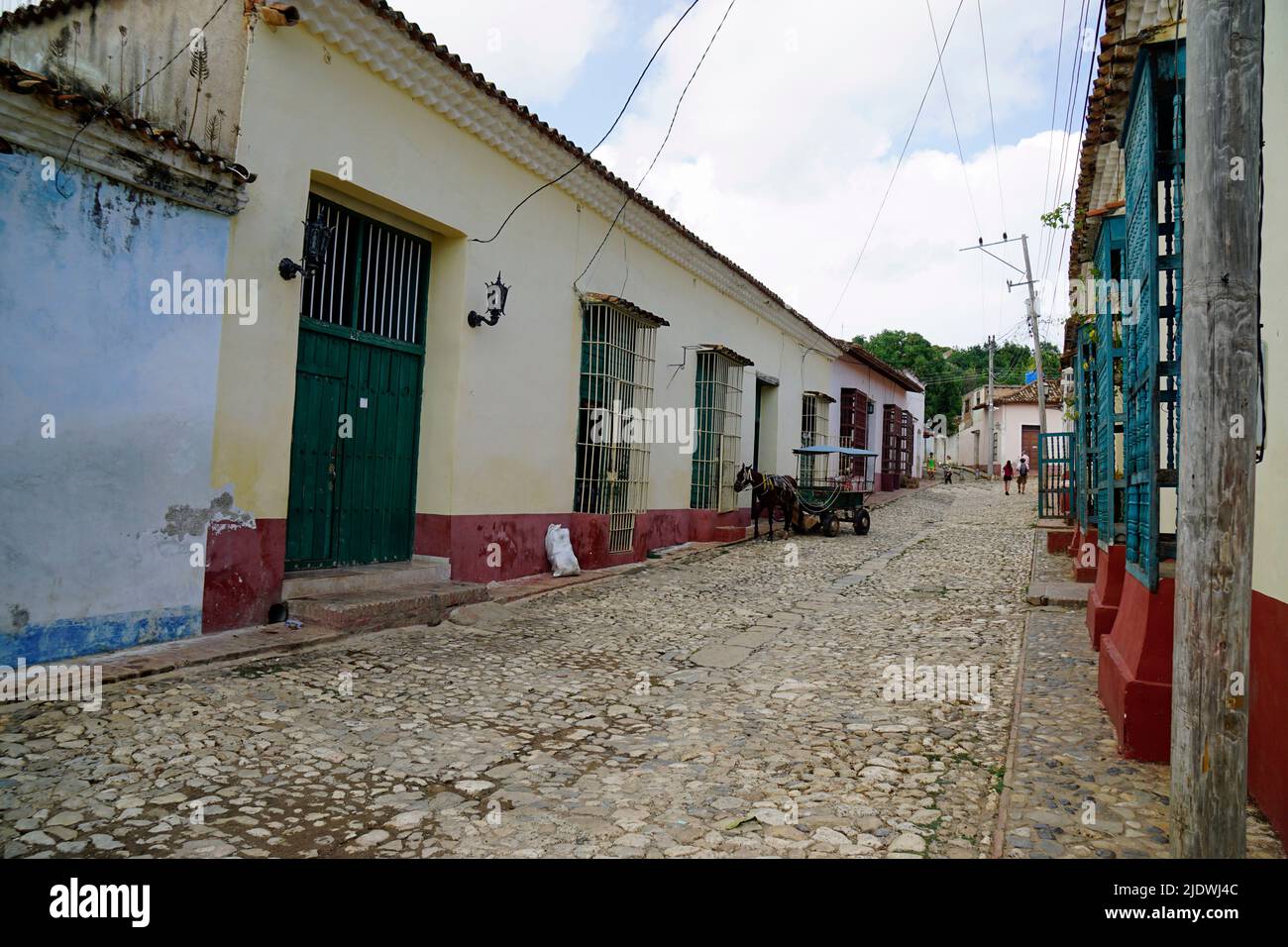 colorful houses in the streets of trinidad on cuba Stock Photo - Alamy