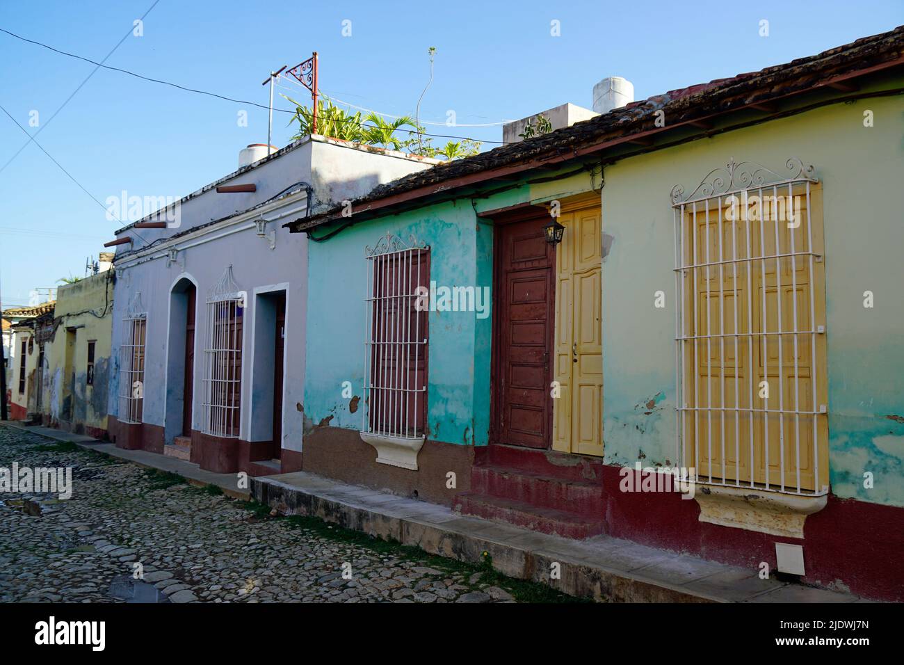 colorful houses in the streets of trinidad on cuba Stock Photo - Alamy