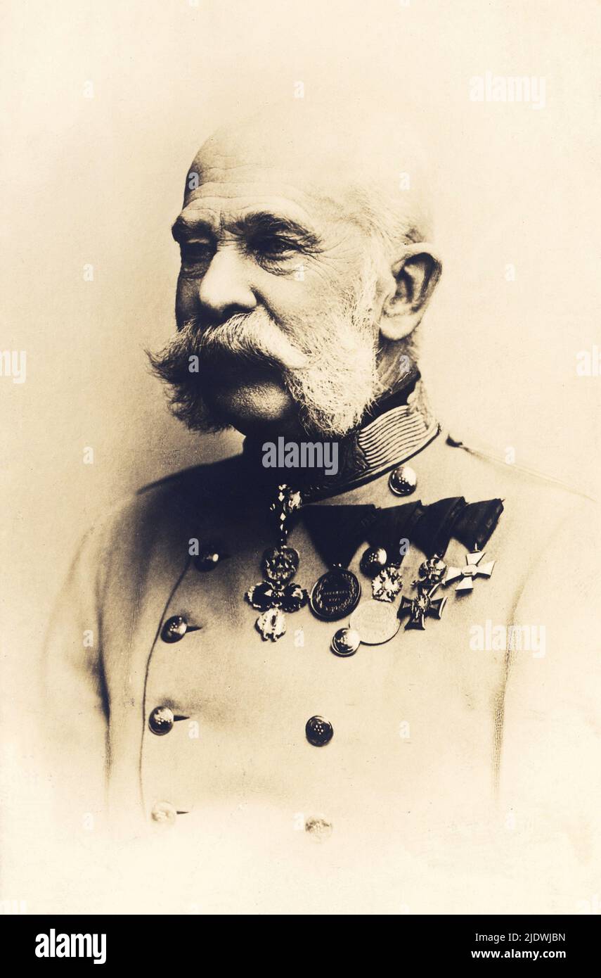 1904 , Wien , AUSTRIA : The austrian Kaiser FRANZ JOSEF ( 1830 - 1916 ...