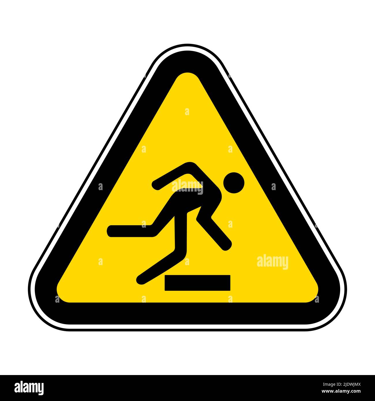Beware Obstacles Symbol Sign Isolate On White Background,Vector ...
