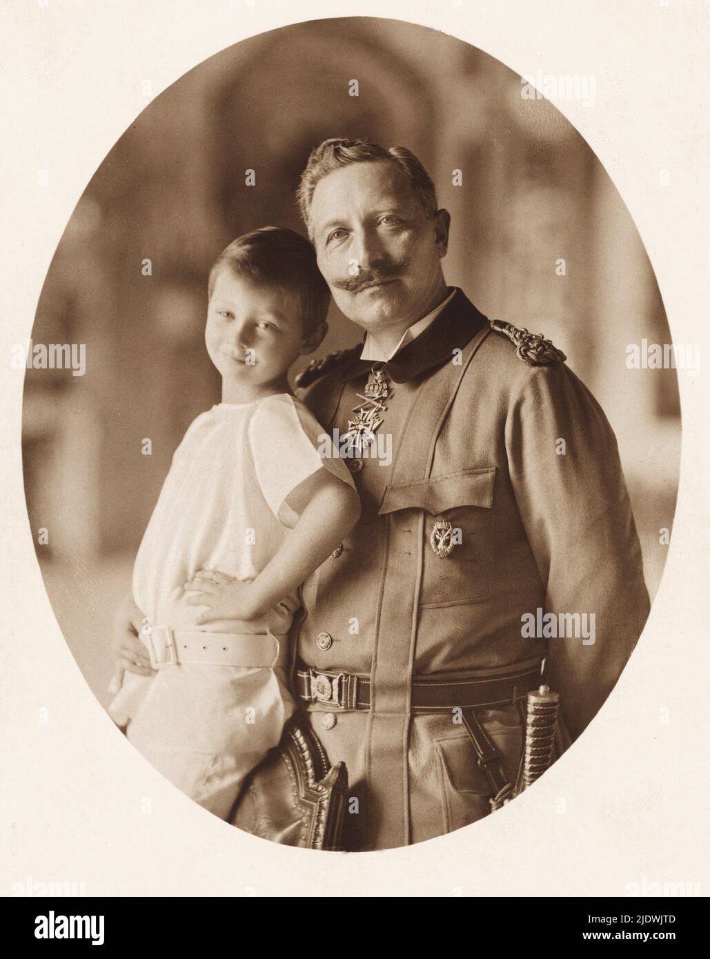 1910 , Potsdam , Germany : A rare portrait of german Emperor and King ...
