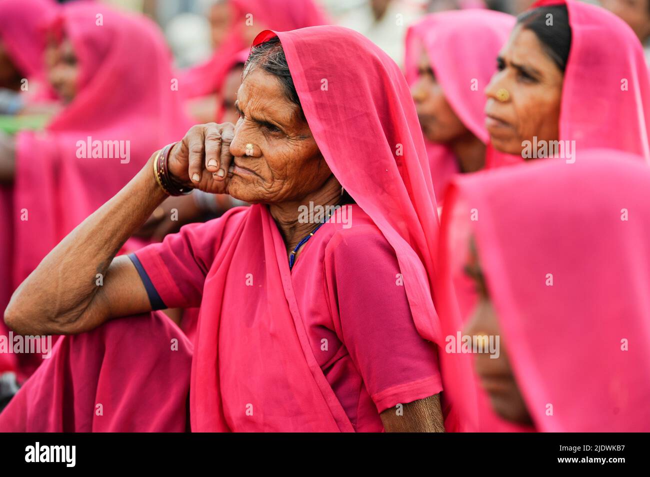 Gulabi gang hi-res stock photography and images - Alamy
