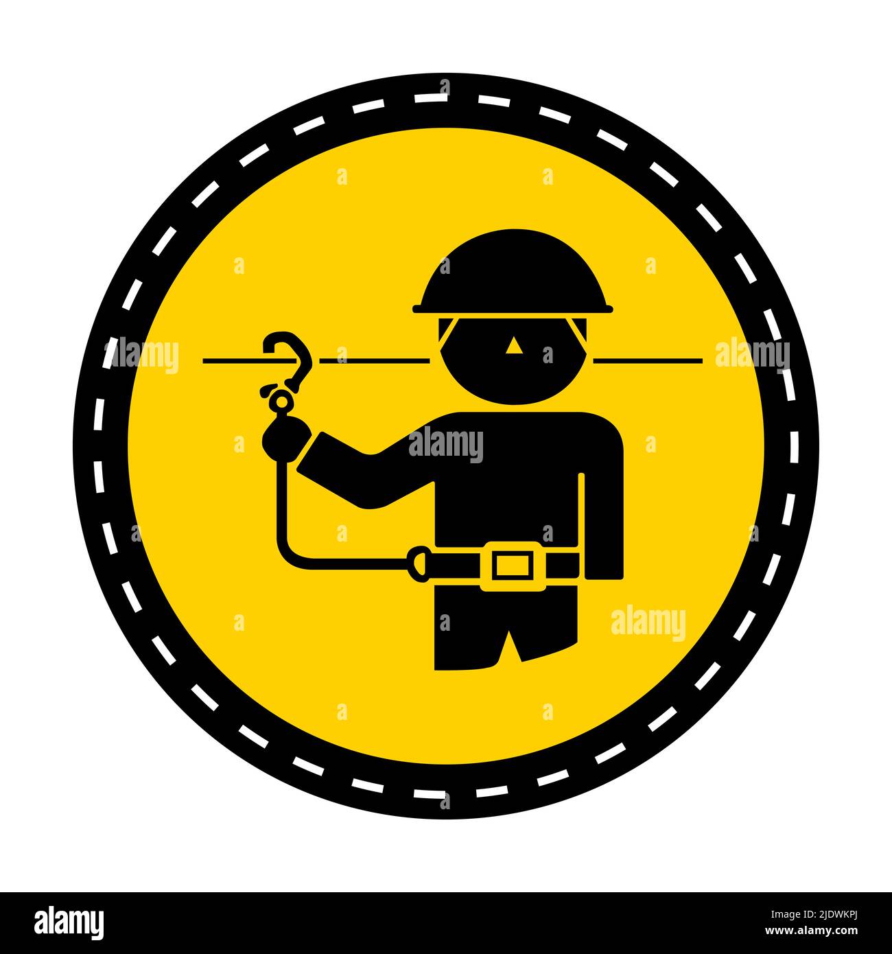 PPE Icon.Use Safety Belts Symbol Sign Isolate On White Background ...
