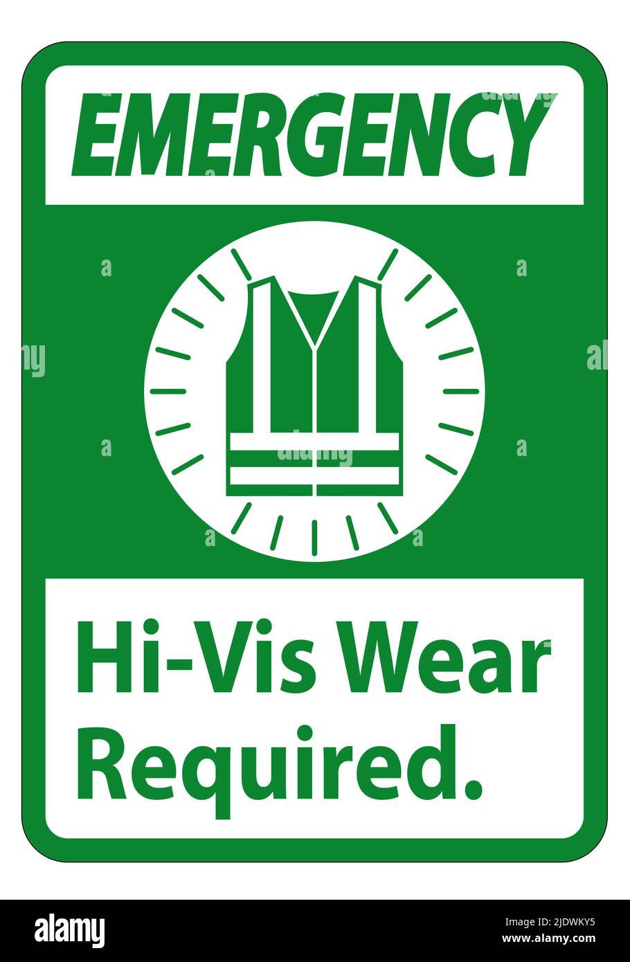 Safety hi vis icon Stock Vector Images - Alamy