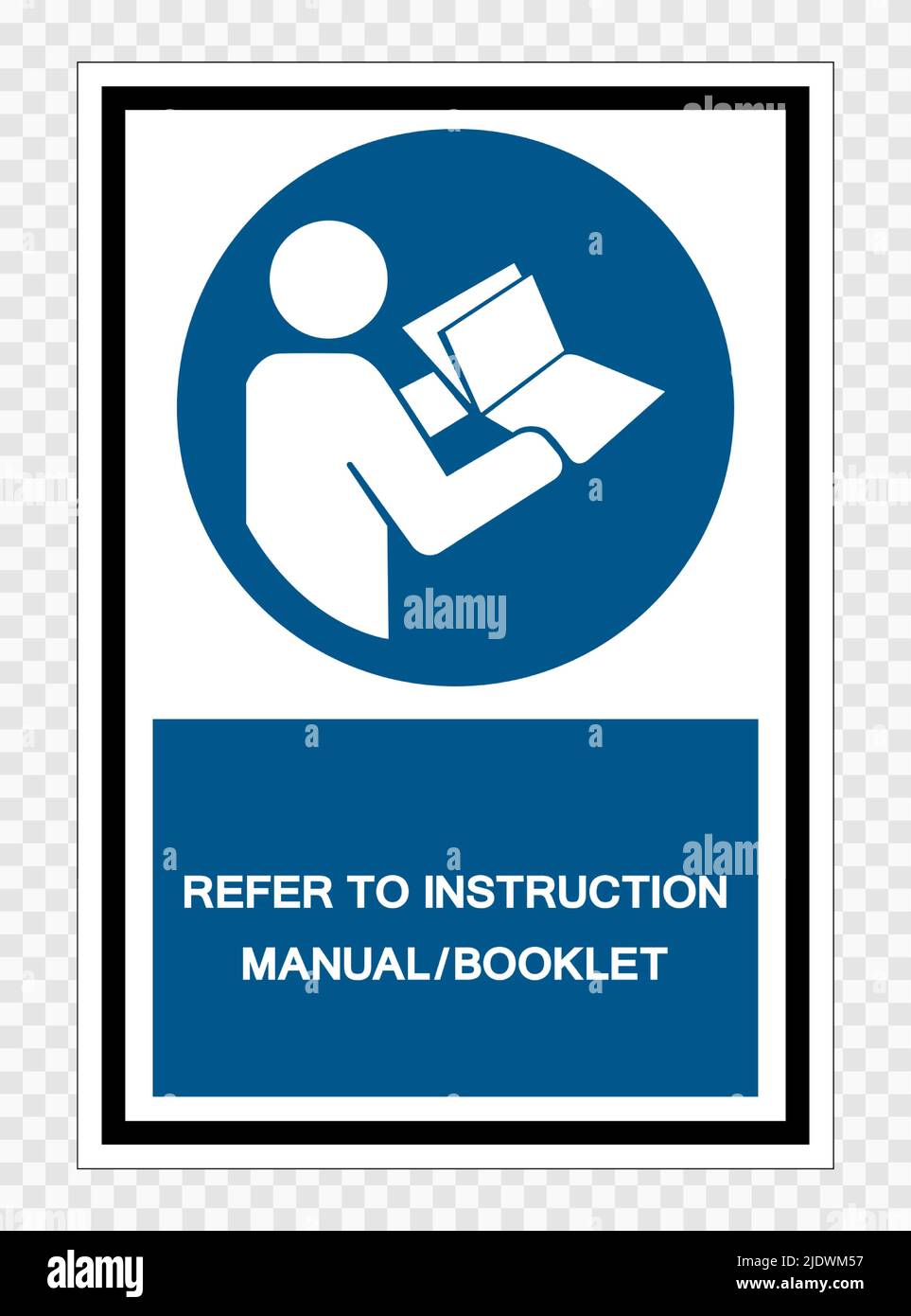 Refer Instruction Manual Booklet Symbol Sign Isolate on transparent Background,Vector ...