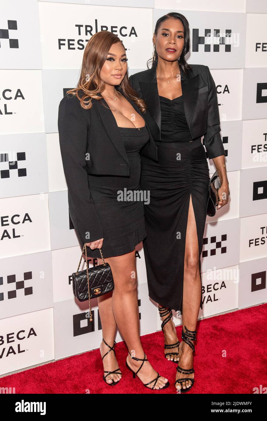 New York, NY - June 18, 2022: Aisha Mcshaw (R) attends "Loudmouth ...