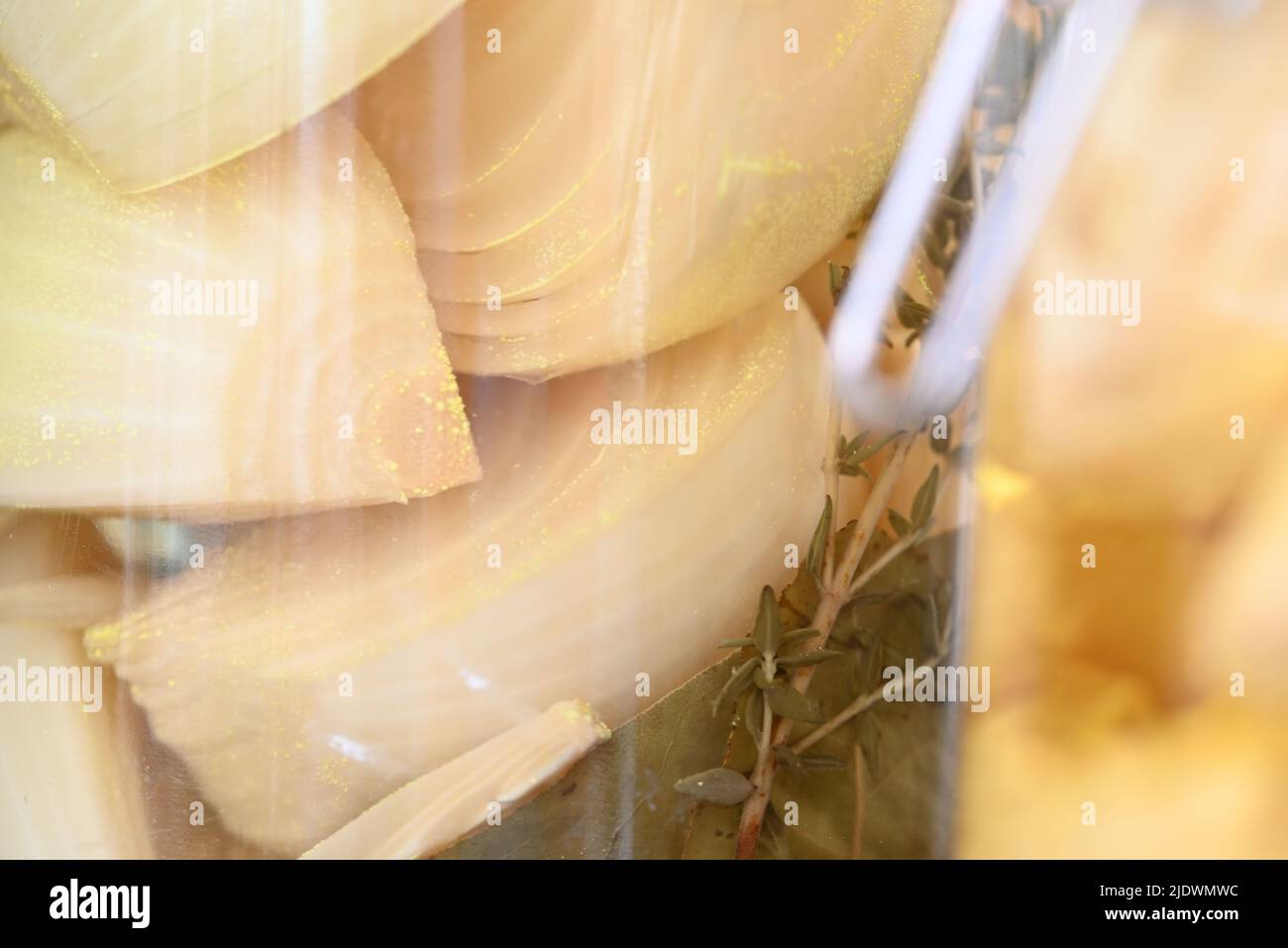 Fermented preserved vegetarian vegetable food in a jar Stock Photo - Alamy