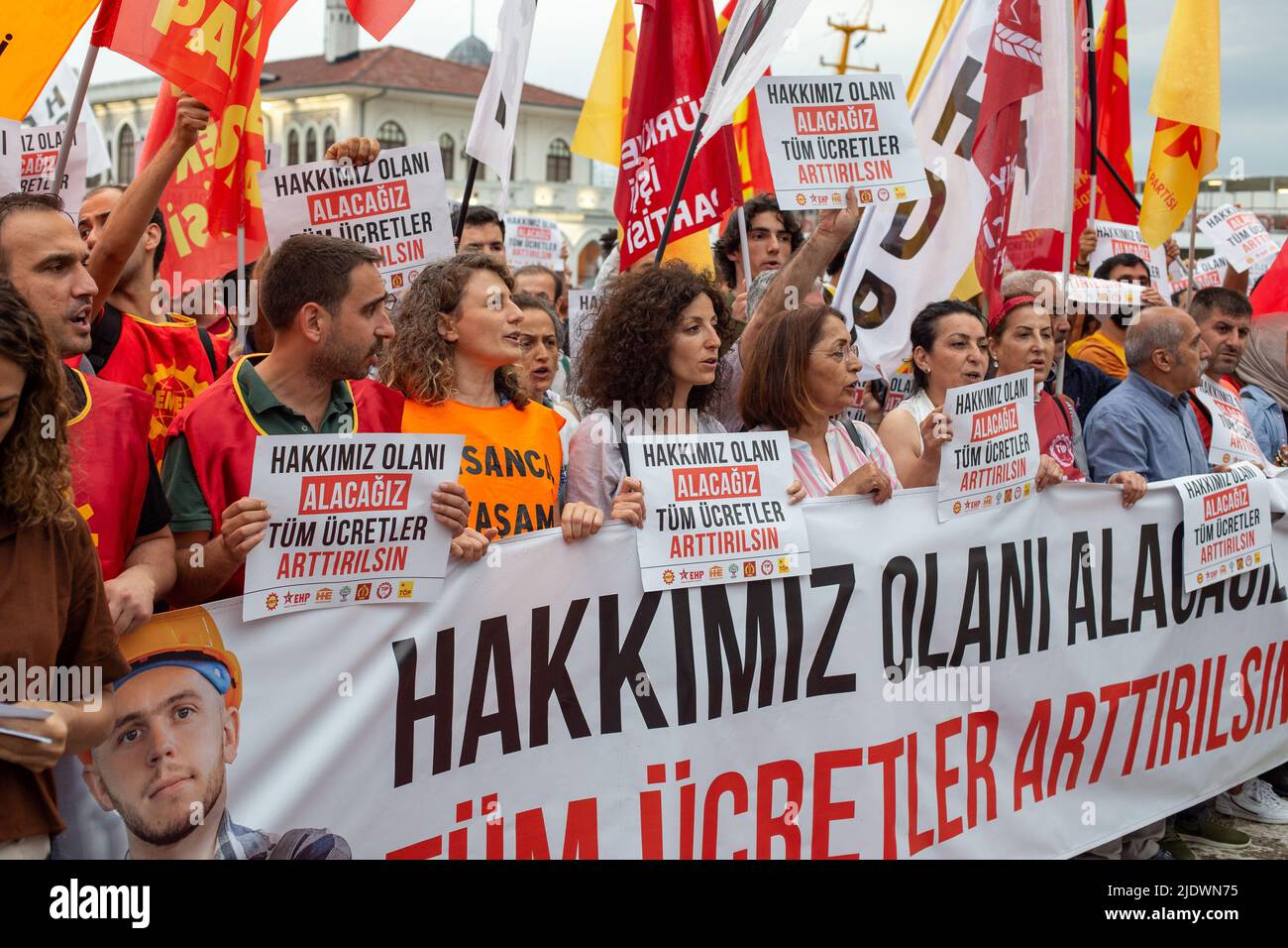 Common protest slogan hi-res stock photography and images - Alamy