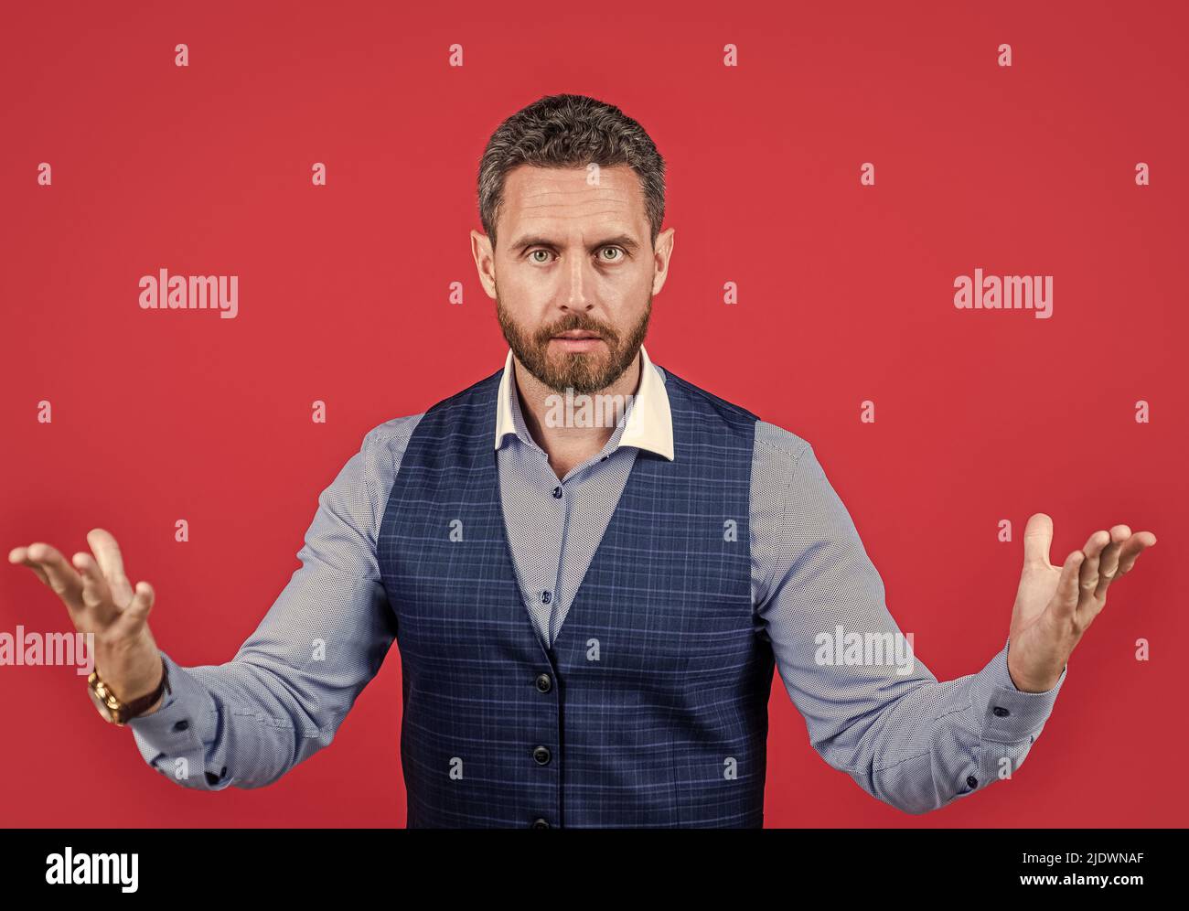 What do you want. Manager make questioning gesture. Hand gesture ...