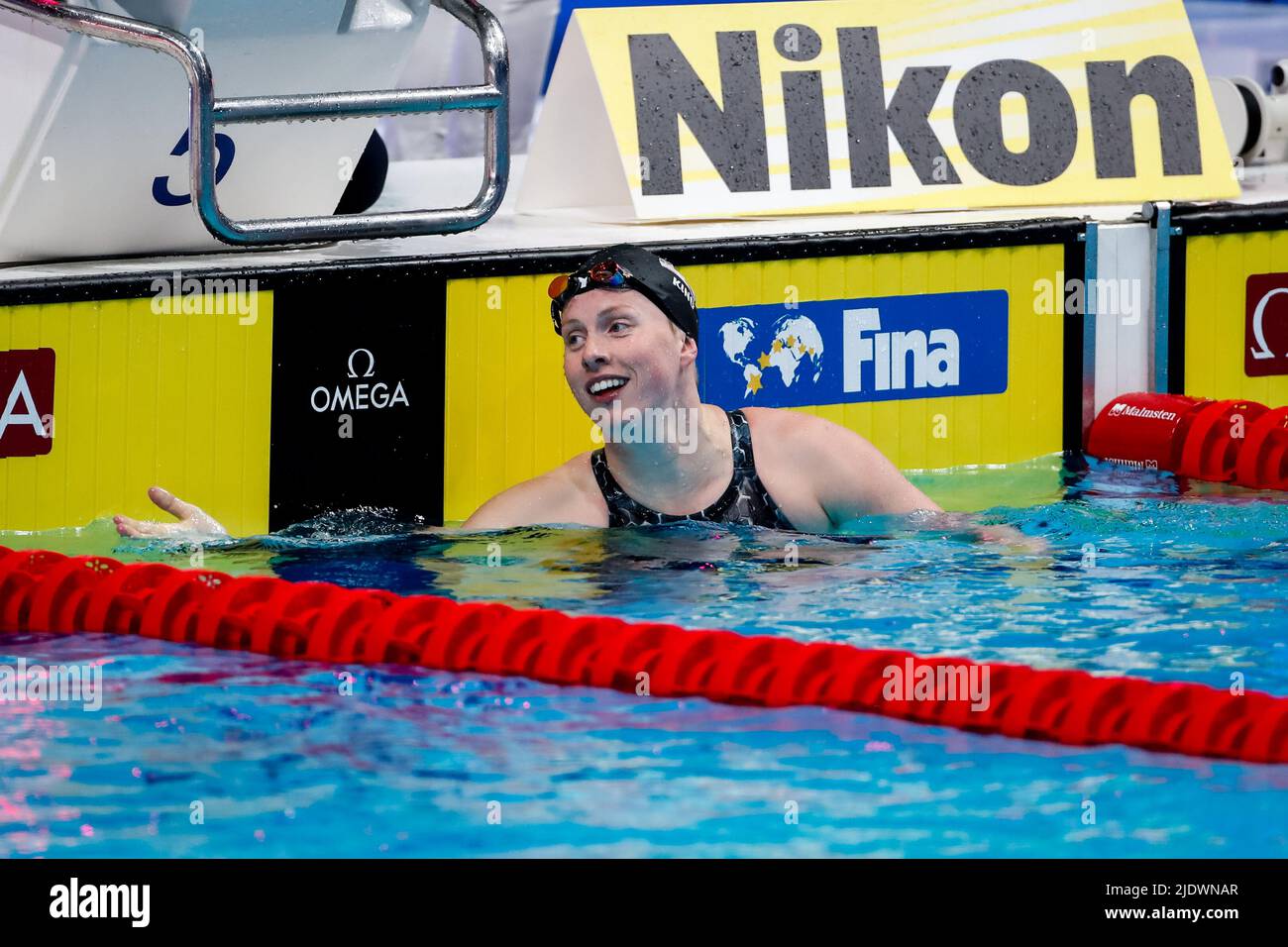 BUDAPEST, HUNGARY - JUNE 23: Lilly King of the United States of America ...