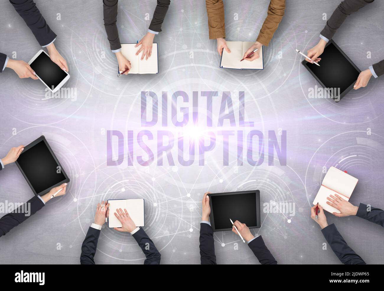 Group of people in front of a laptop, security concept Stock Photo - Alamy