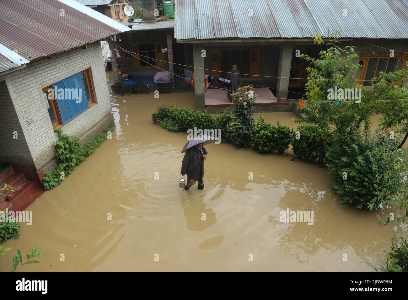 Srinagar, Jammu and Kashmir, India: June 22, 2022, June 22, 2022 ...