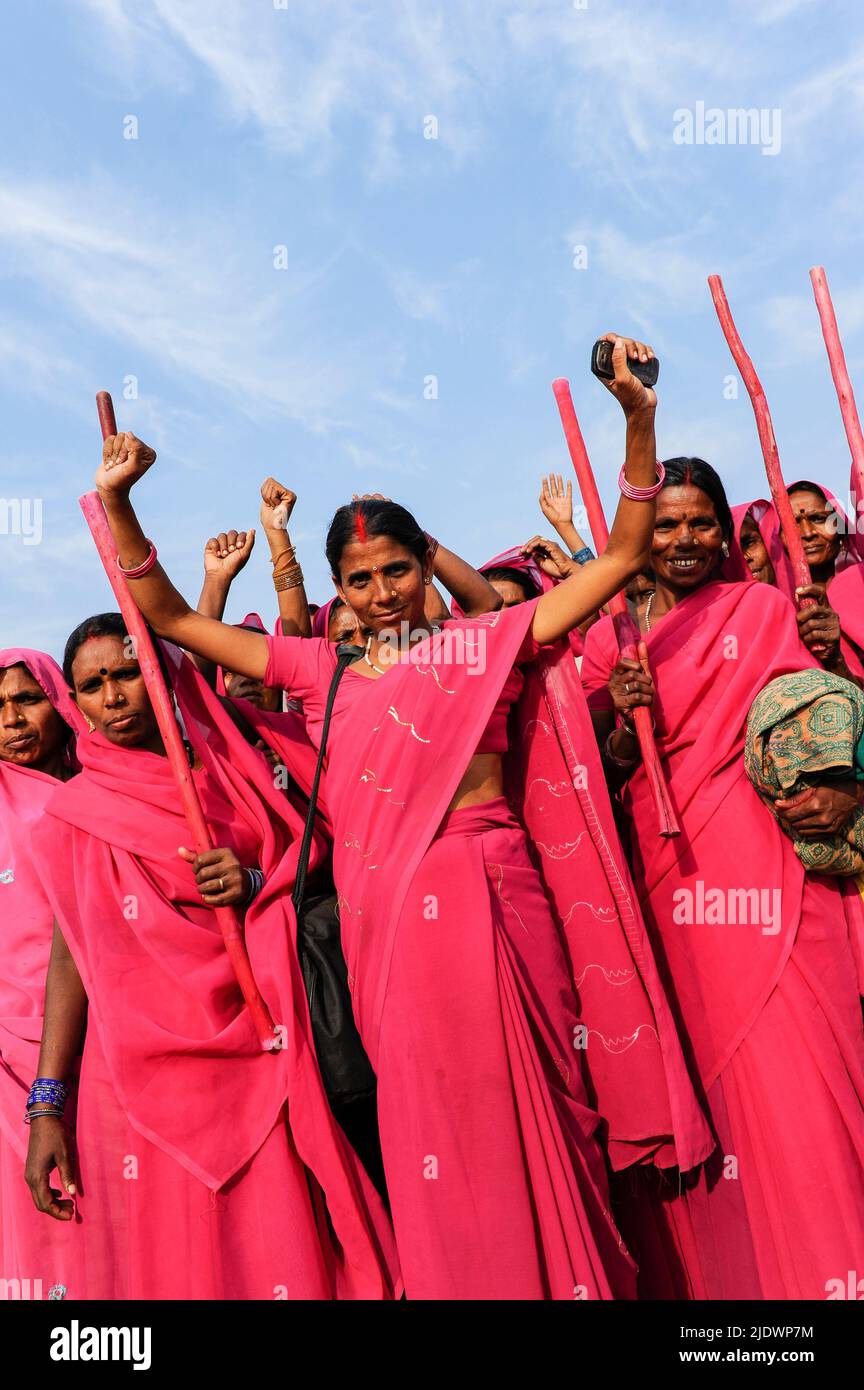 India feminism protest hi-res stock photography and images - Alamy