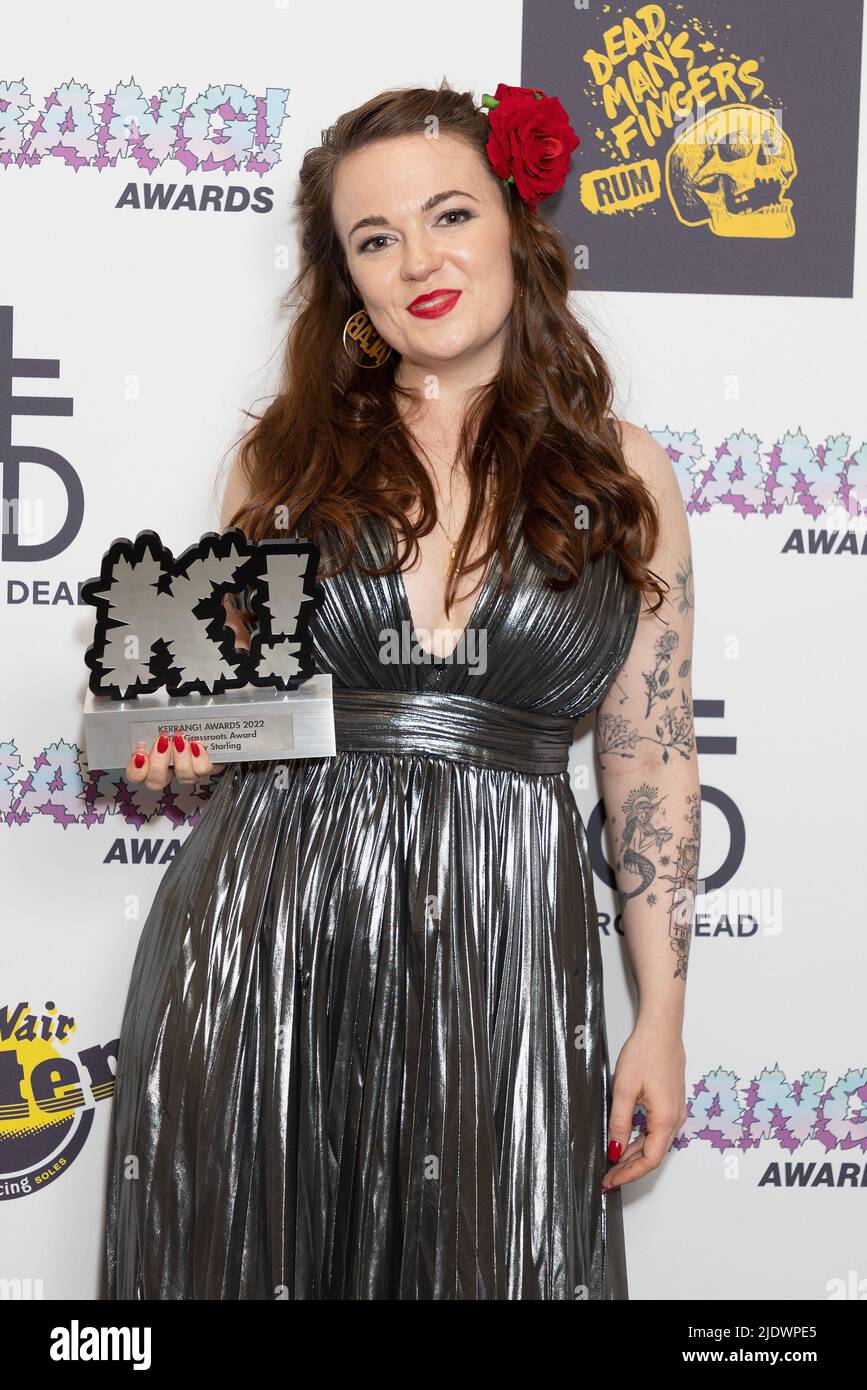 Janey Starling of The Petrol Girls wins the Best Grassroots Award ...