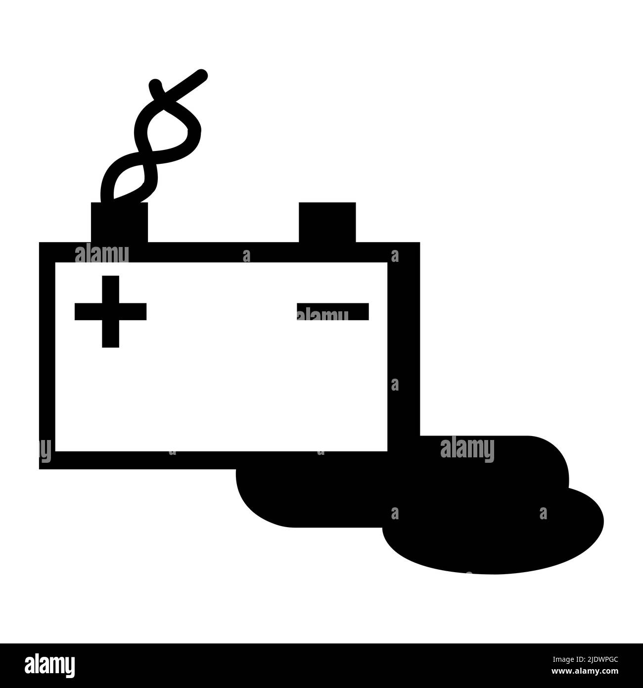 Battery Charging Symbol Sign On White Background Stock Vector Image ...