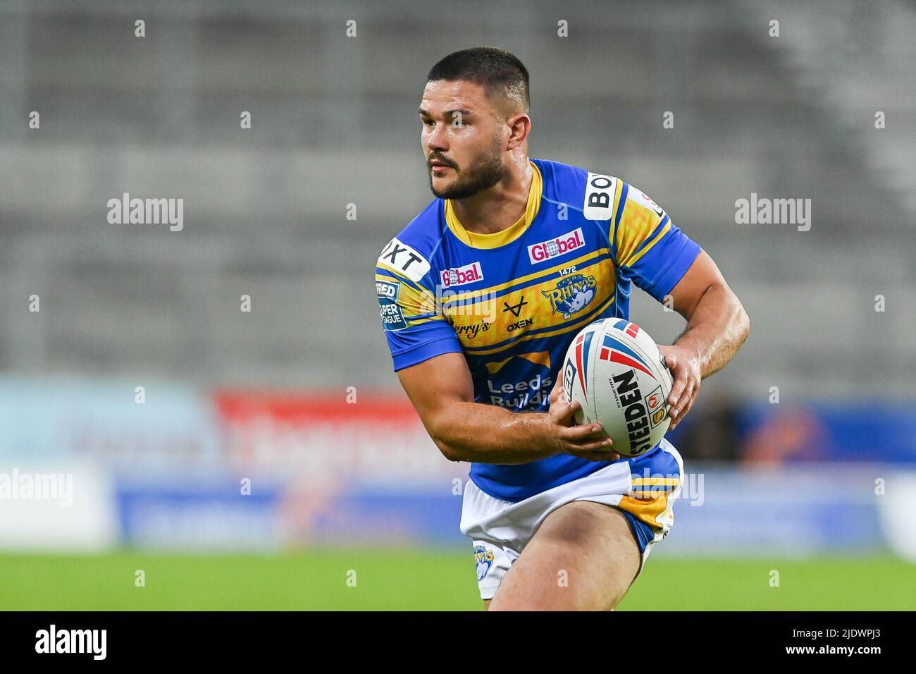 James Bentley (11) of Leeds Rhinos in action Stock Photo - Alamy