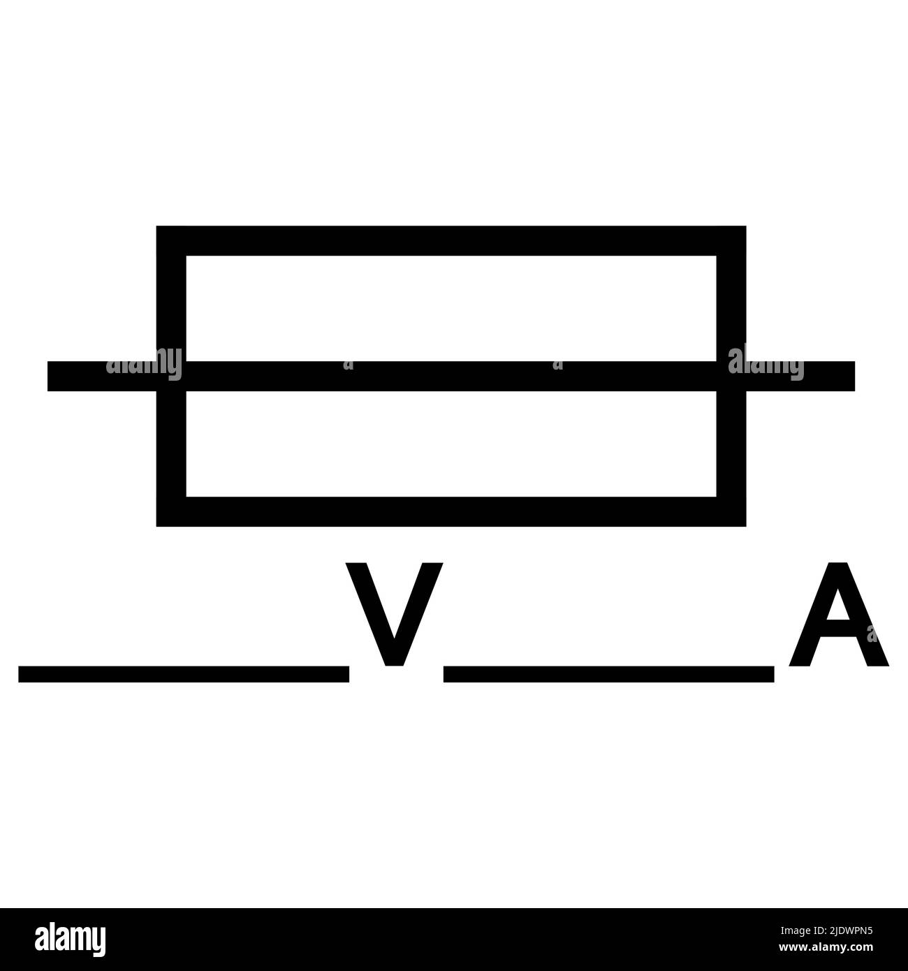 Fuse (Writable) Symbol Sign Isolate On White Background,Vector ...