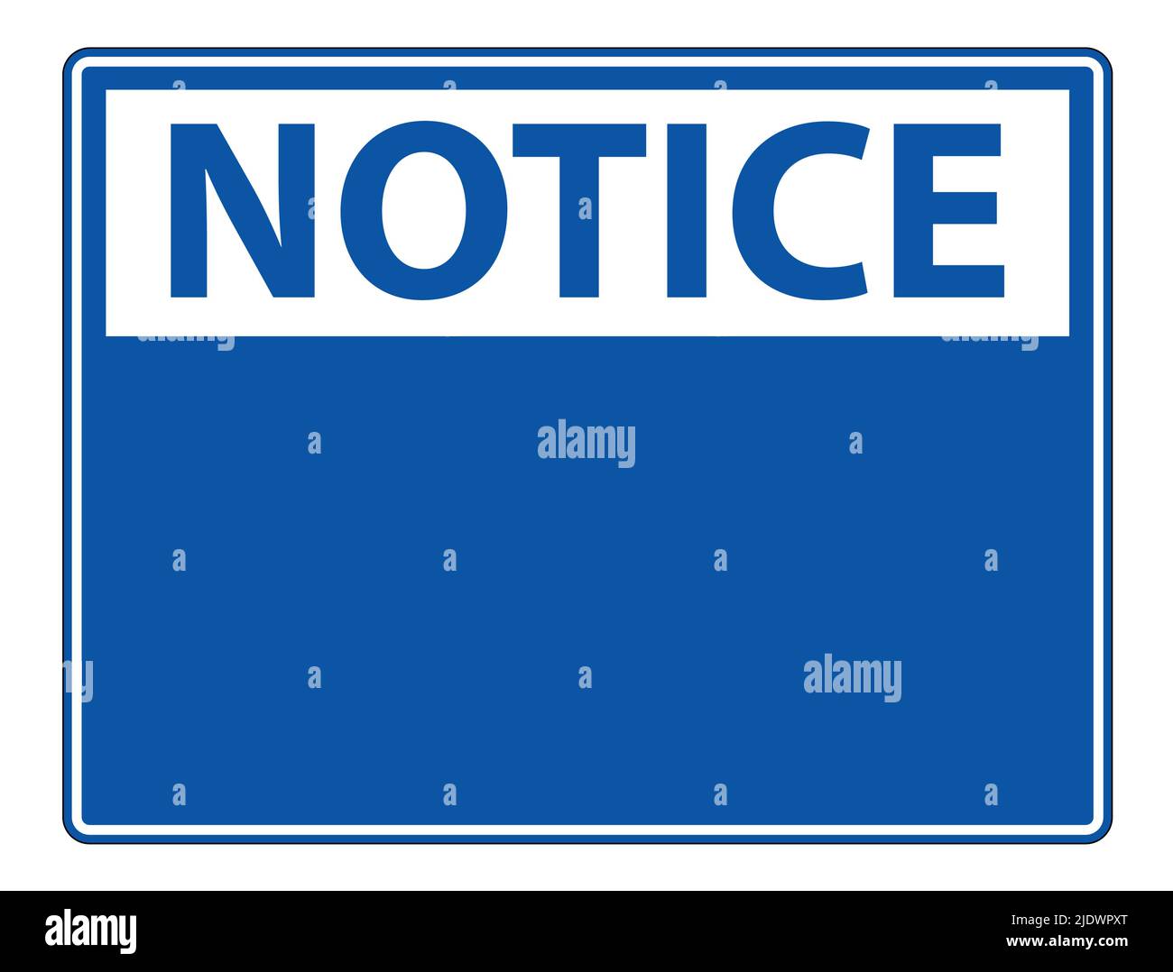 symbol notice sign label on white background,vector illustration Stock ...