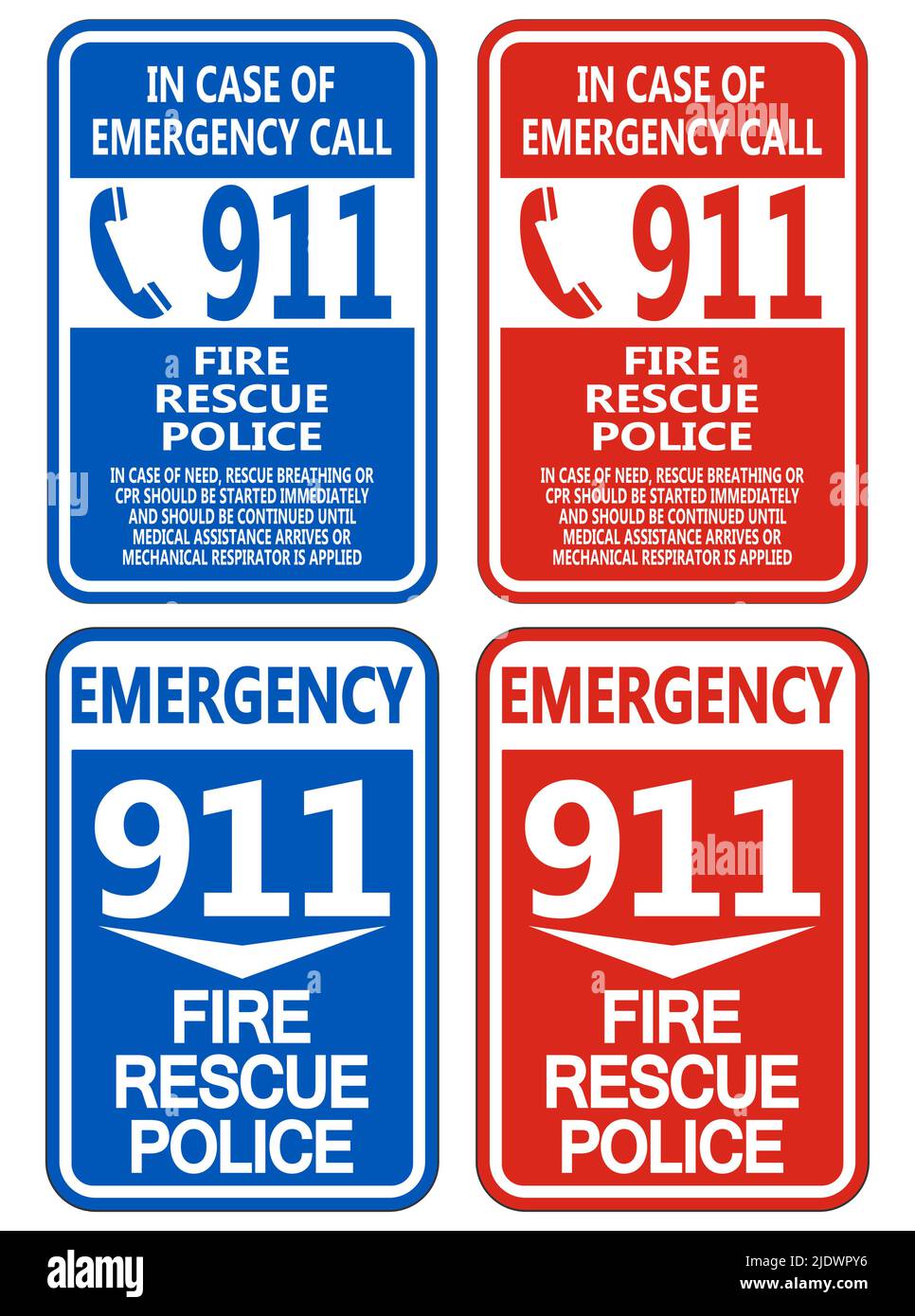 911 Fire Rescue Police Symbol Sign Isolate On White Background,Vector ...