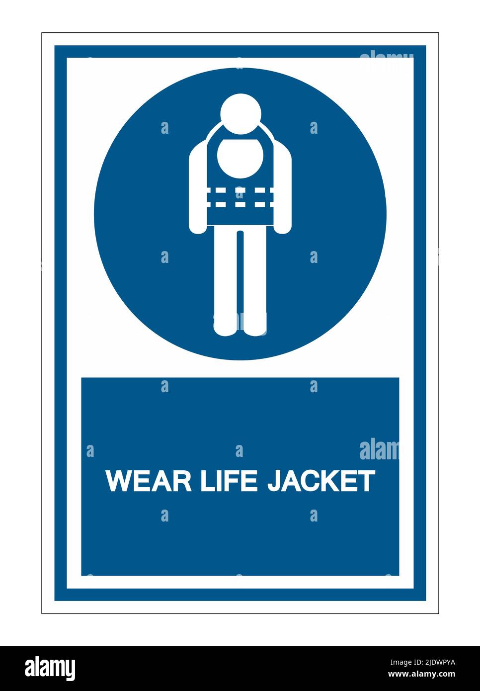 Symbol Wear Life Jacket Isolate On White Background,Vector Illustration ...