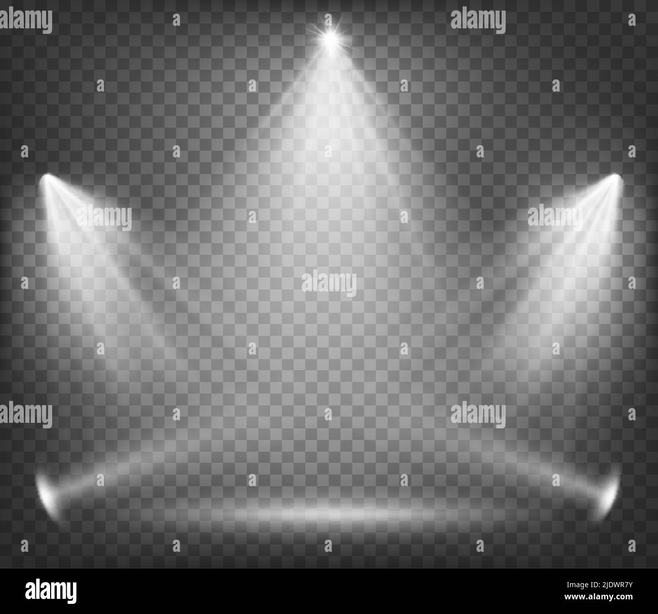 Show lights. Lighting art scene with light spots. Celebration ...