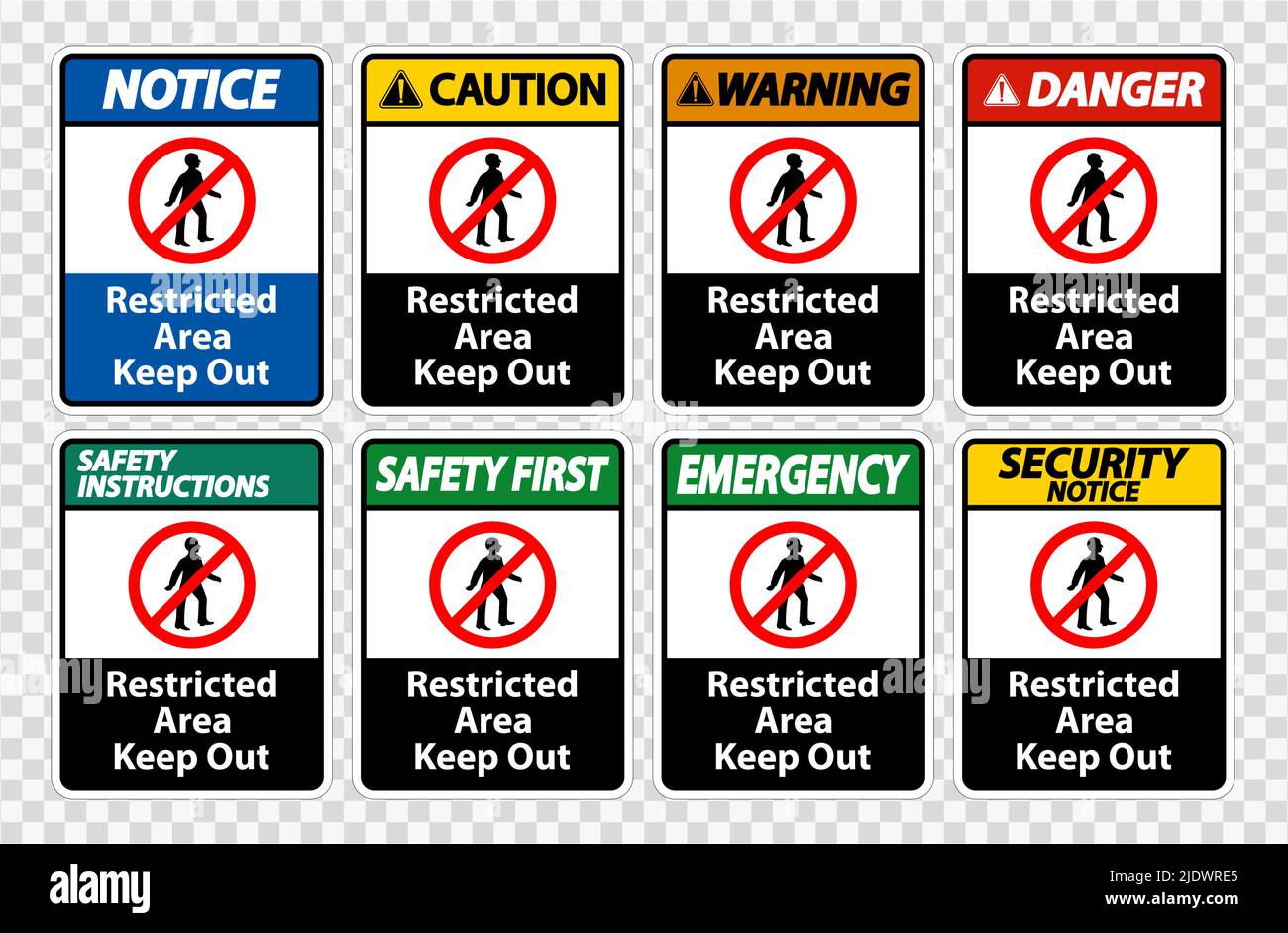 Restricted Area Keep Out Symbol Sign Isolate on transparent Background ...
