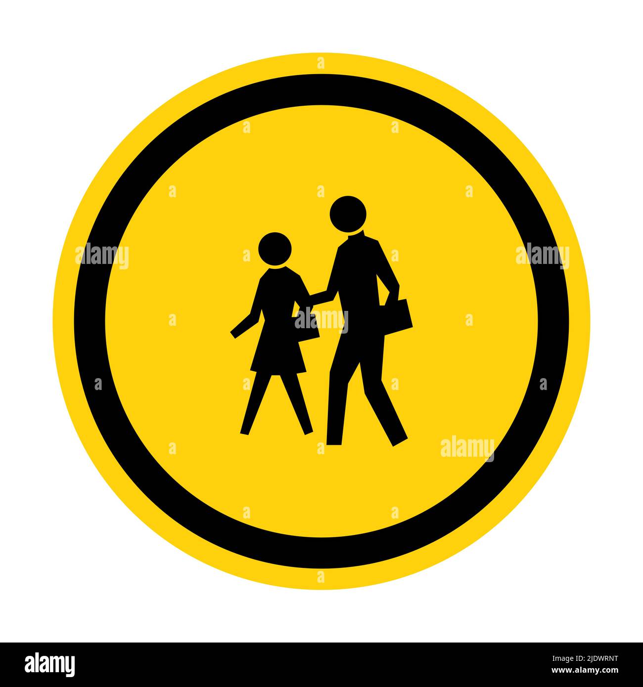School Zone Symbol Sign Isolate on White Background,Vector Illustration ...