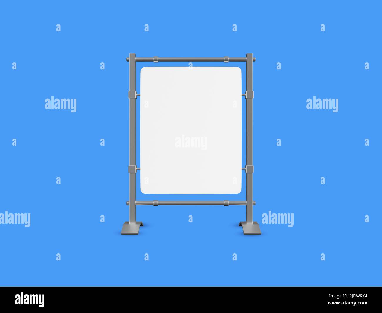 Standee Mockup for road side promotion and advertising. Road side ...