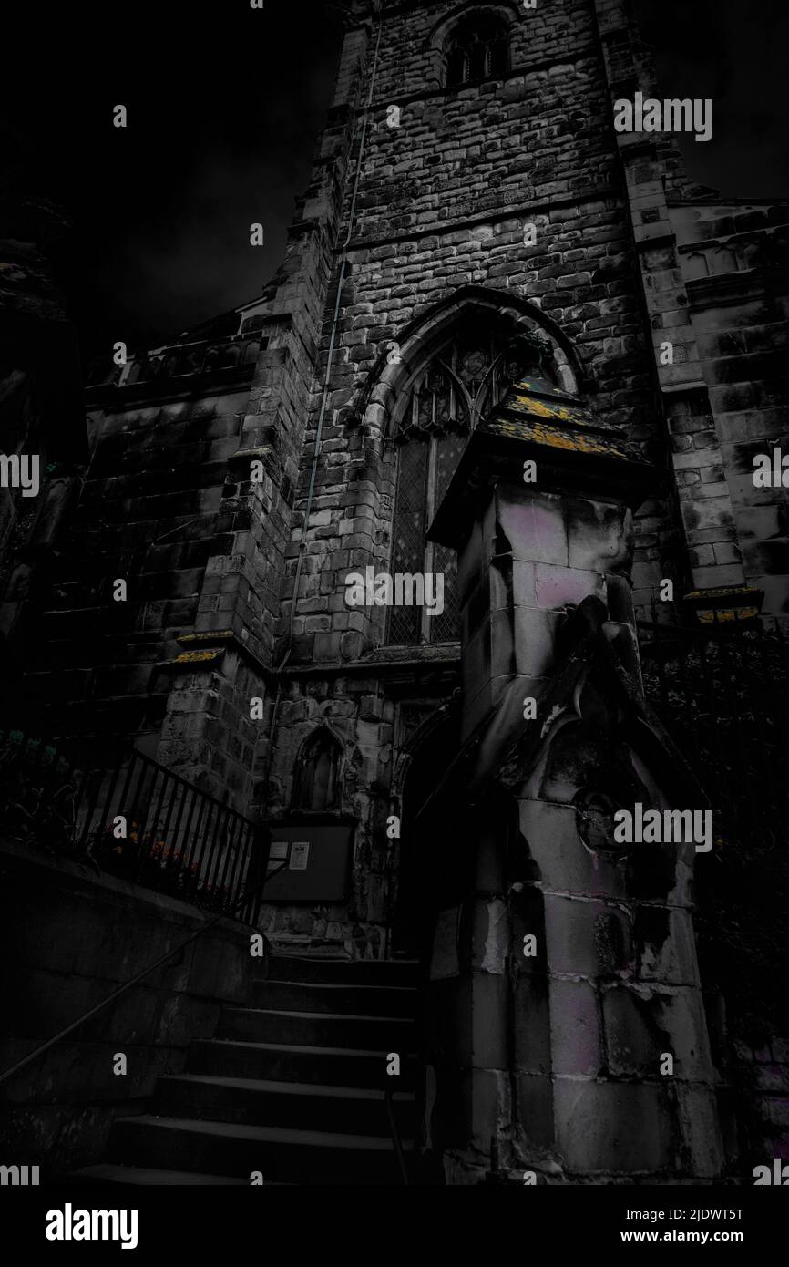 Sinister looking church hi-res stock photography and images - Alamy