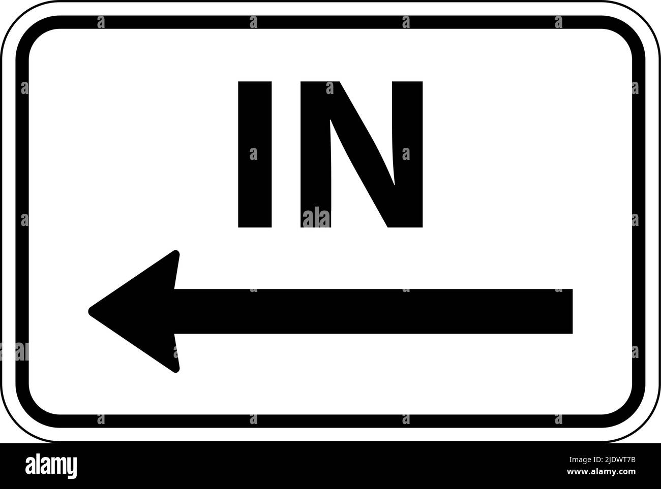 Direction sign board metal pole Black and White Stock Photos & Images ...