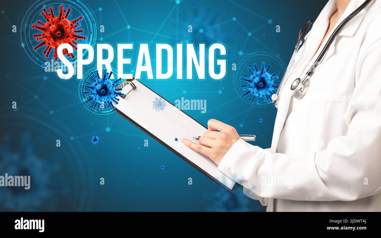 doctor prescribes a prescription concept Stock Photo - Alamy