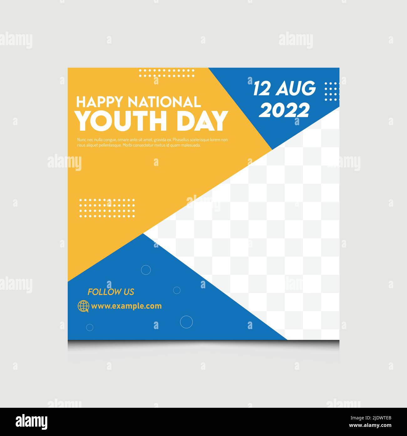 Trendy Social Media Post Template Vector Stock Vector Image & Art - Alamy