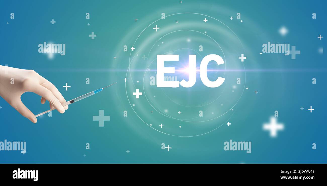 Syringe needle with virus vaccine Stock Photo - Alamy