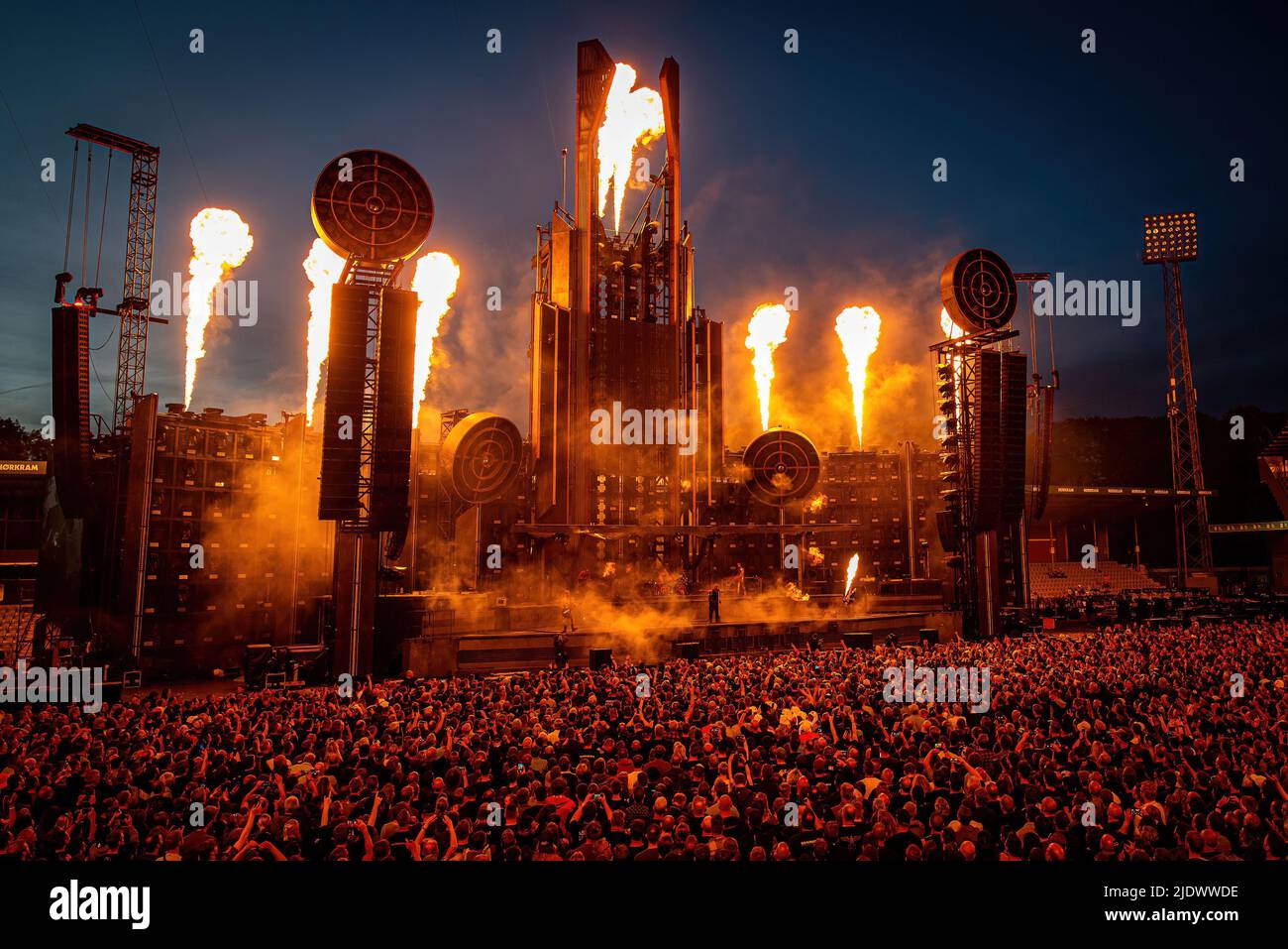 Aarhus, Denmark. 22nd June, 2022. The German industrial metal band ...